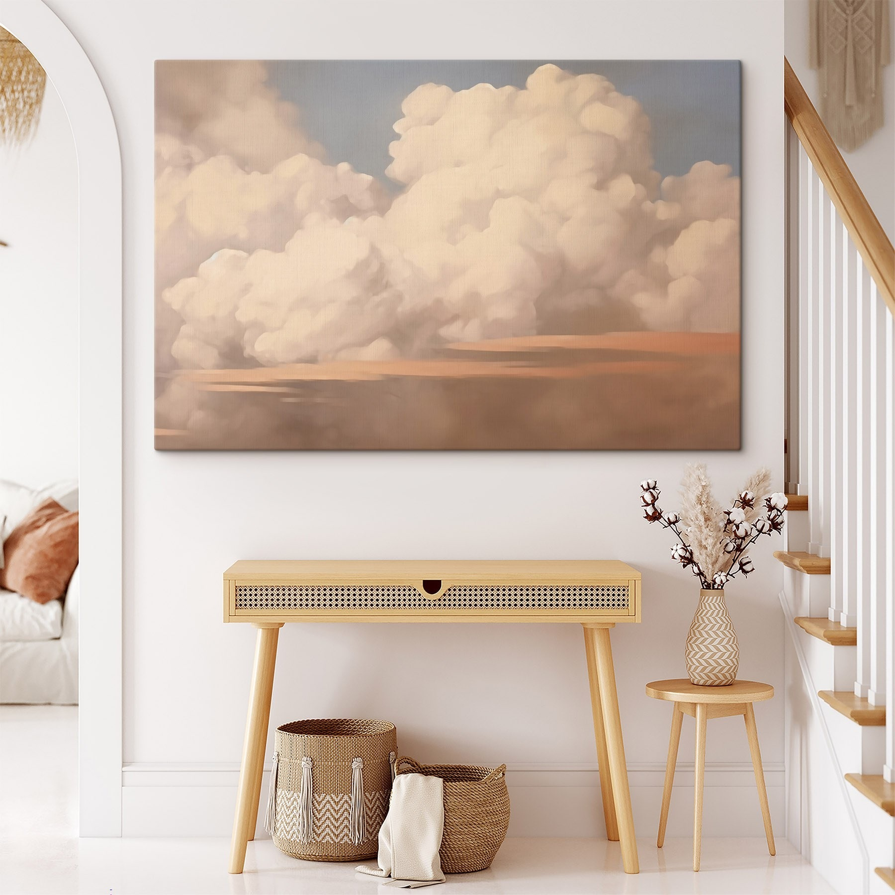 Tablouri Nor alb mare pe cer : s43013 - Tapeko.ro