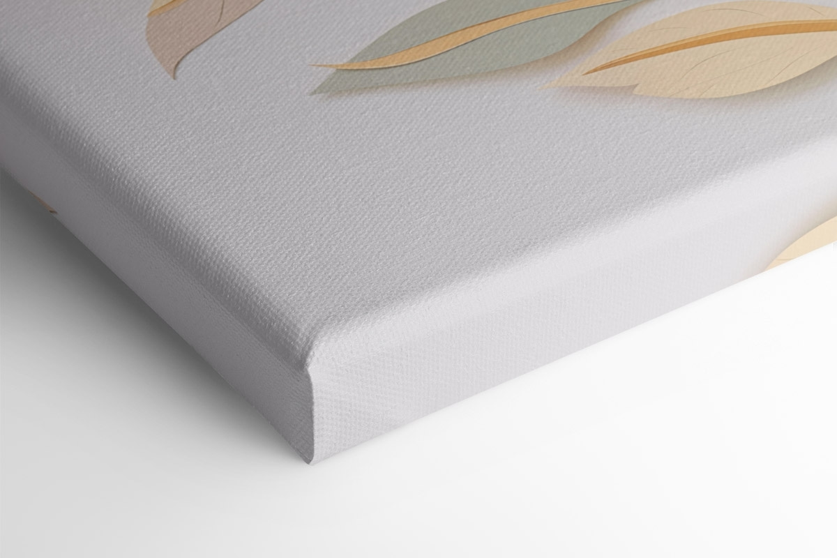 Tablouri Floare de hârtie cu frunze : s43569 - Tapeko.ro